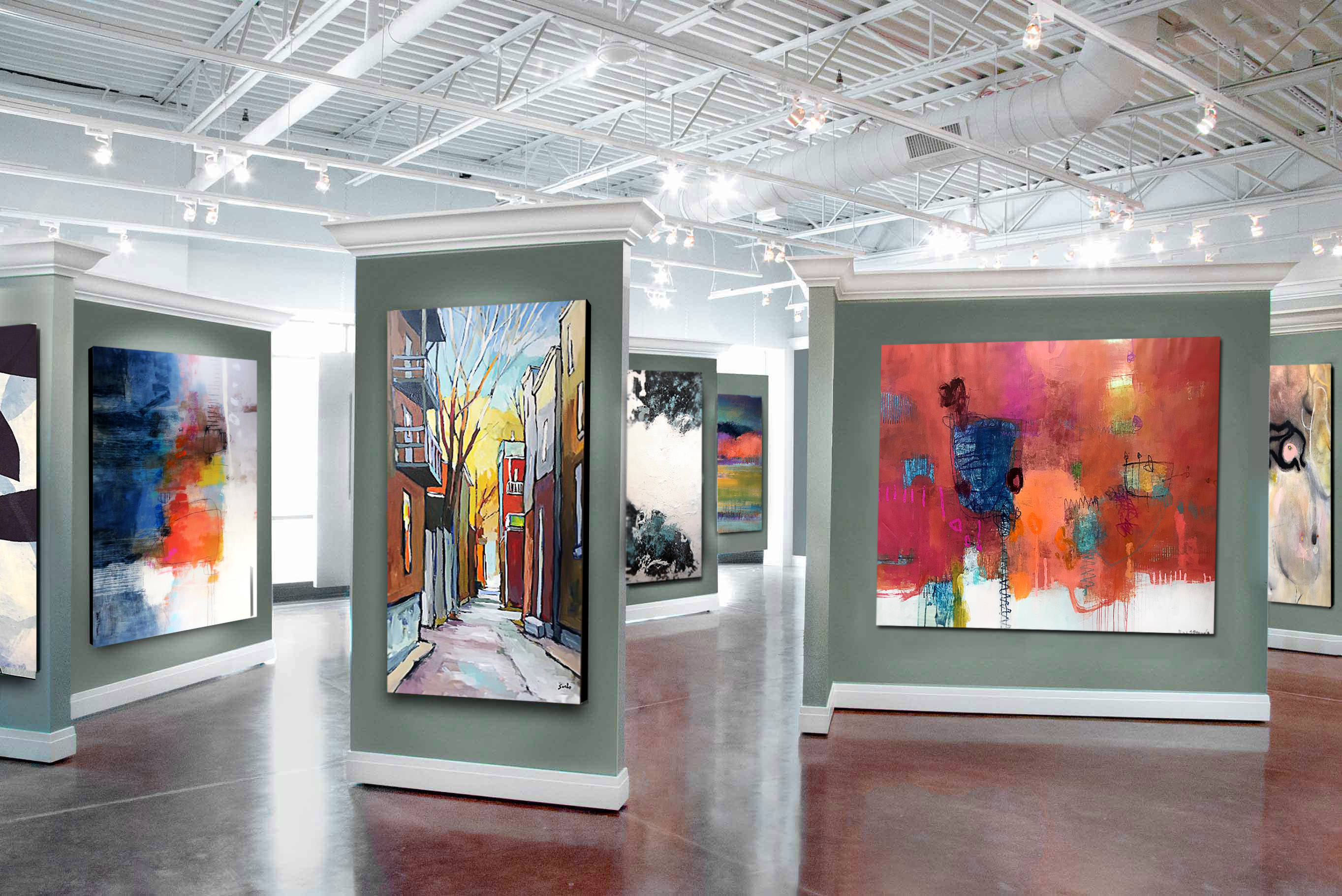 Chicago Original Art Dealer, Abstract Art Gallery, Modern Paintings